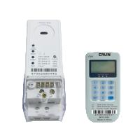 China 35mm Din Rail Keypad Prepaid Electric Meter With RF Communication Remotely Monitoring for sale