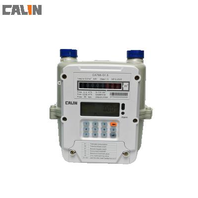 China Steel Prepaid Electronic Gas Meter G1.6 / G2.5 / G4 , Low Credit Warning for sale