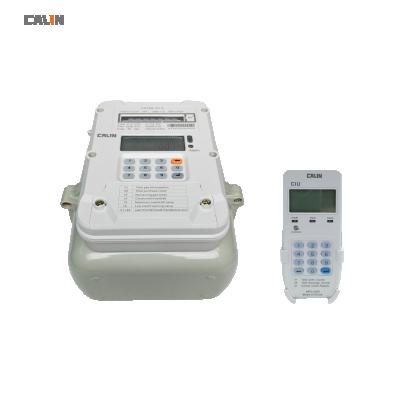 China G1.6 / G 2.5 / G4 Wireless Prepaid Gas Meter , LoRa Hybrid Gas Meter for sale