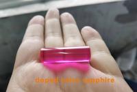 China Colorful Ruby Doped Sapphire Crystal Materials Fe / Ti / Cr for sale