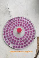 China Colorful Ruby Doped Sapphire Crystal Materials Fe / Ti / Cr for sale