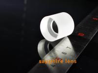 China Hardness 9.0 Ruby Sapphire Optical Windows Customized Transparent Ball Lens Wafers for sale