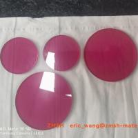 China Cr3+ Doping Ruby Titanium Doped Sapphire For Watch Glass Optical Winows for sale