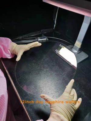 China 12inch 300mm No Notch Sapphire Substrate Wafer Crystal Glass High Optical Transmittance for sale