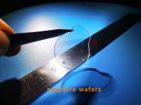 China Monocrystalline Synthetic Sapphire Optical Windows Glass DSP Customized for sale