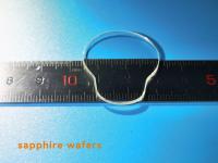 China Monocrystalline Synthetic Sapphire Optical Windows Glass DSP Customized for sale