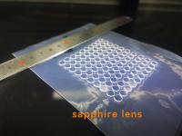 China Al2O3 Custom Single Crystal Sapphire Laser Cut Windows Glass Dia5.5 x 0.5mmt DSP for sale