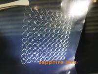 China Al2O3 Custom Single Crystal Sapphire Laser Cut Windows Glass Dia5.5 x 0.5mmt DSP for sale