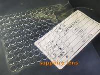 China Al2O3 Custom Single Crystal Sapphire Laser Cut Windows Glass Dia5.5 x 0.5mmt DSP for sale