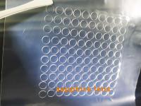 China Al2O3 Custom Single Crystal Sapphire Laser Cut Windows Glass Dia5.5 x 0.5mmt DSP for sale