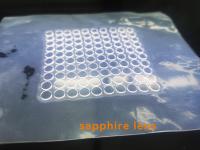 China Al2O3 Custom Single Crystal Sapphire Laser Cut Windows Glass Dia5.5 x 0.5mmt DSP for sale