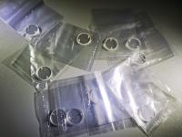 China Round Polished Sapphire Optical Windows Scratch Resistance With Hole for sale