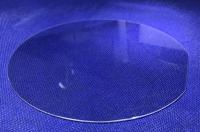 China Circular Transparent Sapphire Optical Windows Quartz Customized Sapphire Lens Wafer With Hole for sale