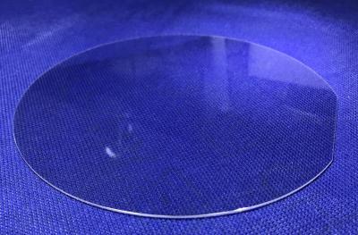 China Circular Transparent Sapphire Optical Windows Quartz Customized Sapphire Lens Wafer With Hole for sale