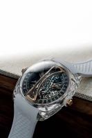 China Custom Optical Glass Sapphire Crystal Watch Case Bezel Parts C-axis for sale