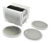 China 8inch 2inch 4inch 6inch Wafer Carrier Container Cassette Box For Shipment 25pcs for sale