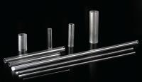 China Optical Polished Sapphire Glass Tube Cylinder Lens Tube / Rod High Temperature for sale