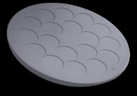China 6 Inch Silicon Carbide SiC Coated Graphite Tray High Temperature Resistance Graphite Plates for sale
