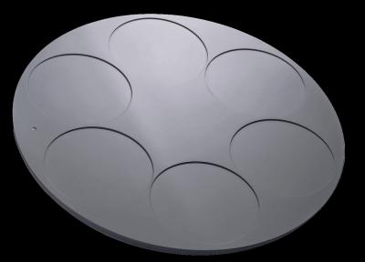 China 6 Inch Silicon Carbide SiC Coated Graphite Tray High Temperature Resistance Graphite Plates for sale