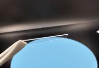 China Al2O3 Single Crystal Sapphire Glass Razor Blade Medical Sharp And Polished 38x4.5x0.3mmt for sale