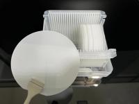 China 4inch 101.6mm Sapphire Wafer Substrate Carrier Single Side Polished Single Crystal Al2O3 for sale
