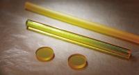 China Nd Ce YAG Laser Crystal 1inch 2inch 10x10mmt Yttrium Aluminum Garnet Wafer for sale