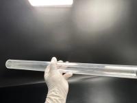 China High Hardness Sapphire Tube Anti-Scratch Tube Shape Transparent high hardness for sale