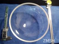 China Dome Sapphire Optical Windows Chemical Resistance High Thermal Conductivity Thick 1mm 2mm for sale