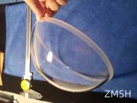 China Single Crystal Al2O3 Sapphire Domes Impact UV Resistance Sapphire Hemisphere Windows for sale
