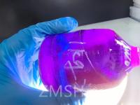 China Artificial Violet Purple Raw Sapphire Al2O3 Gem For Decoration Earring Necklace for sale