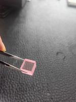 China Coral / Rose Pink Sapphire Raw / Roughgem Crystal Lab Made For Jewelry Accessories for sale