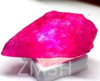 China Hot Pink FL Grade Lab Created Sapphire Raw Gemstones With Mohs Hardness 9  Diamond for sale