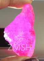 China Hot Pink FL Grade Lab Created Sapphire Raw Gemstones With Mohs Hardness 9  Diamond for sale