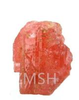 China Peach Orange Paparacha Lab Made Sapphire Raw Gem Stone For Decoration Necklace Ring Earring for sale