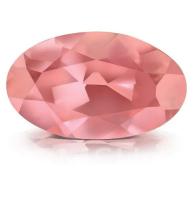 China Peach Orange Paparacha Lab Made Sapphire Raw Gem Stone For Decoration Necklace Ring Earring for sale