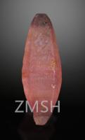 China Peach Orange Paparacha Lab Made Sapphire Raw Gem Stone For Decoration Necklace Ring Earring for sale