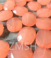 China Light Peach-Orange Lab Sapphire Gemstone Fusion Of Elegance And Innovation for sale