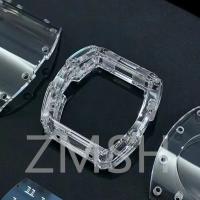 China Waterproof Scratch Resistant Sapphire Watch Case Pink Blue 0.5 - 200mm Thickness for sale