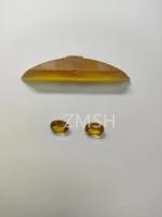 China Golden Artificial Sapphire Raw Gemstone Mohs Hardness Scale Of 9 Crystal For Jewelry for sale