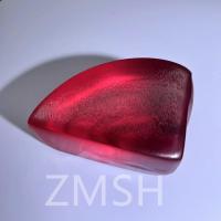 China Paparacha sapphire raw gemstone lab-made orange pink sapphire gemstone Mohs hardness 9 for sale