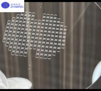 China Through Glass Vias (TGV)  For JGS1 JGS2 Sapphire Corning Glass  For Sensors Manufacturing And Packaging for sale