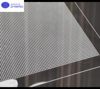 China Through Glass Vias (TGV)  For JGS1 JGS2 Sapphire Corning Glass  For Sensors Manufacturing And Packaging for sale