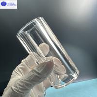 China Polished Transparent Sapphire Tube KY Method Customized Size High Hardness High Wear Resistance for sale