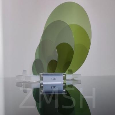 China SiC Wafer 4H N-type Silicon Carbide grade 2inch 4inch 6inch 8inch DSP Customized for sale