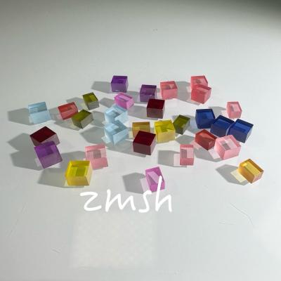 China Artificial Cultivation Doped Color Sapphire AL2O3 Customized CZ Method Ruby Blue Padparadscha for sale