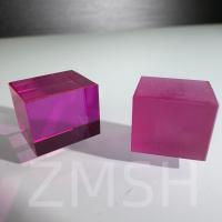 China Artificial Cultivation Doped Color Sapphire AL2O3 Customized CZ Method Ruby Blue Padparadscha for sale