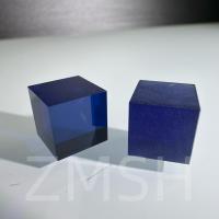 China Artificial Cultivation Doped Color Sapphire AL2O3 Customized CZ Method Ruby Blue Padparadscha for sale