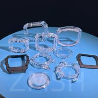 China Artificial Cultivation Doped Color Sapphire AL2O3 Watch Cases Transparent Blue Ruby for sale