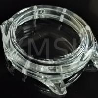 China Artificial Cultivation Doped Color Sapphire AL2O3 Watch Cases Transparent Blue Ruby for sale