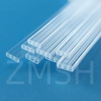 China Optical Fused Quartz Tube SiO2 Crystal Glass Customized Transparent Both Ends Open One Ends Closed for sale